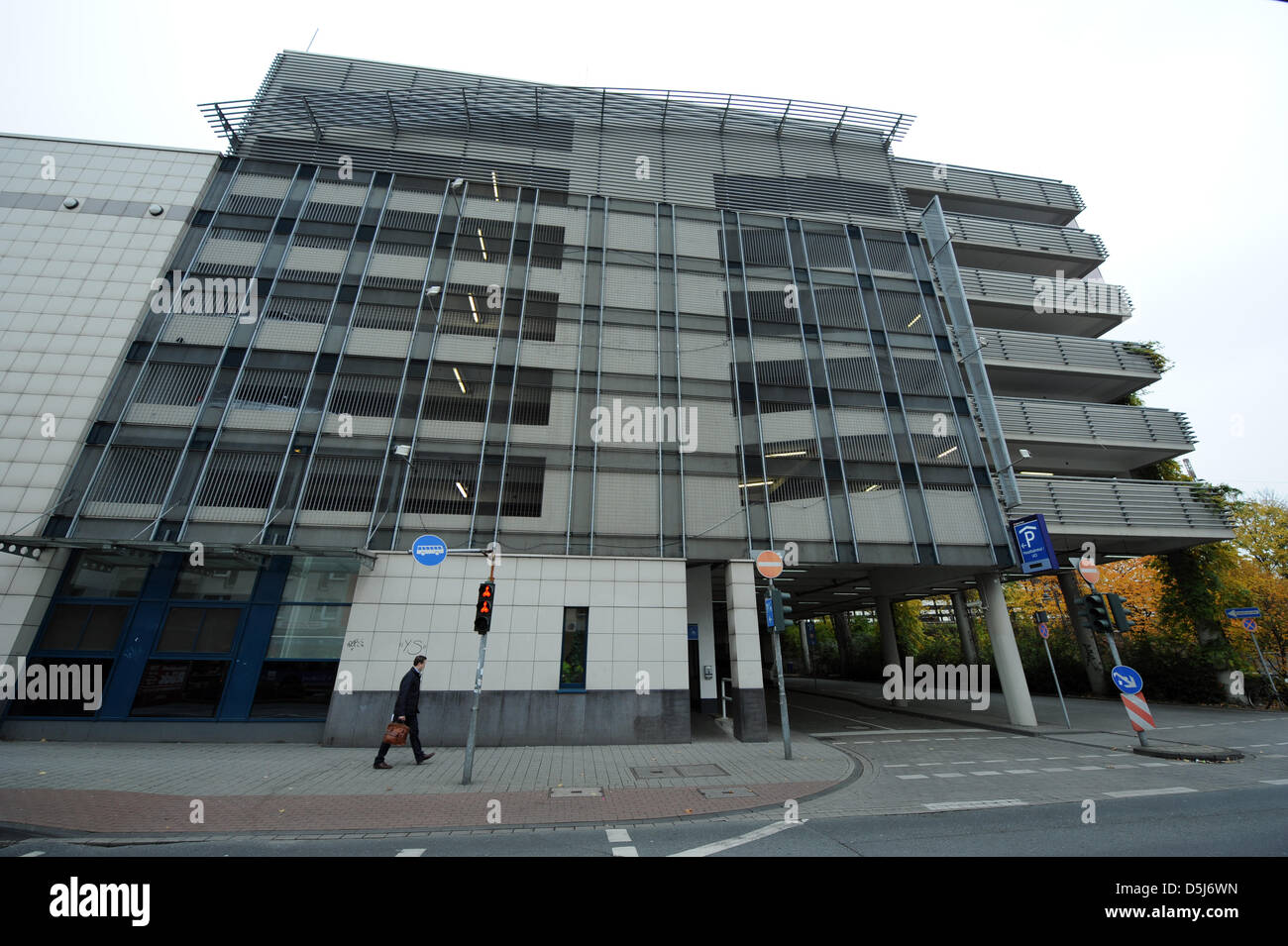 The parking garage at central station is pictured in Duisburg, Germany ...