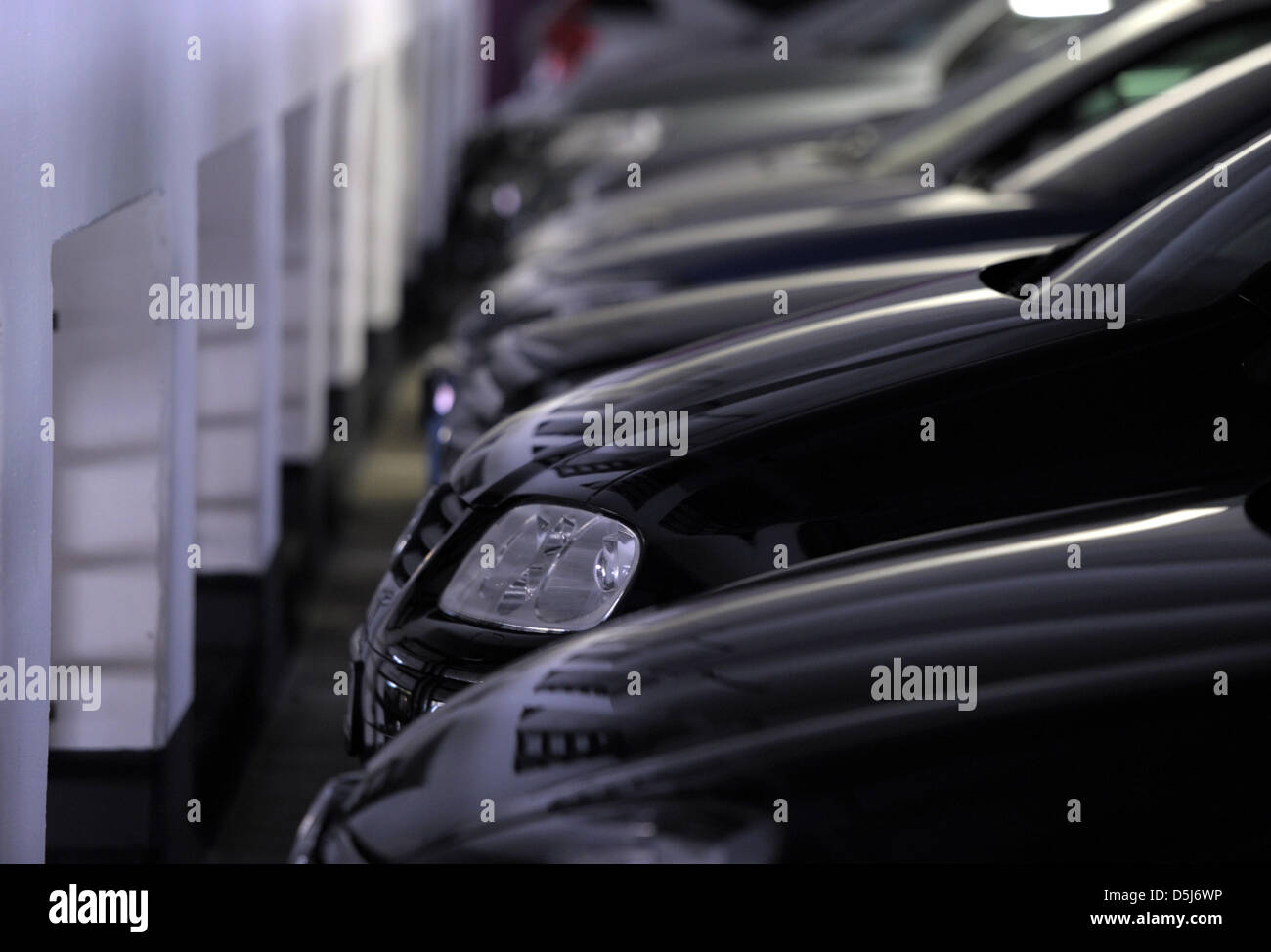 Cars are parked at the parking garage at central station is pictured in ...