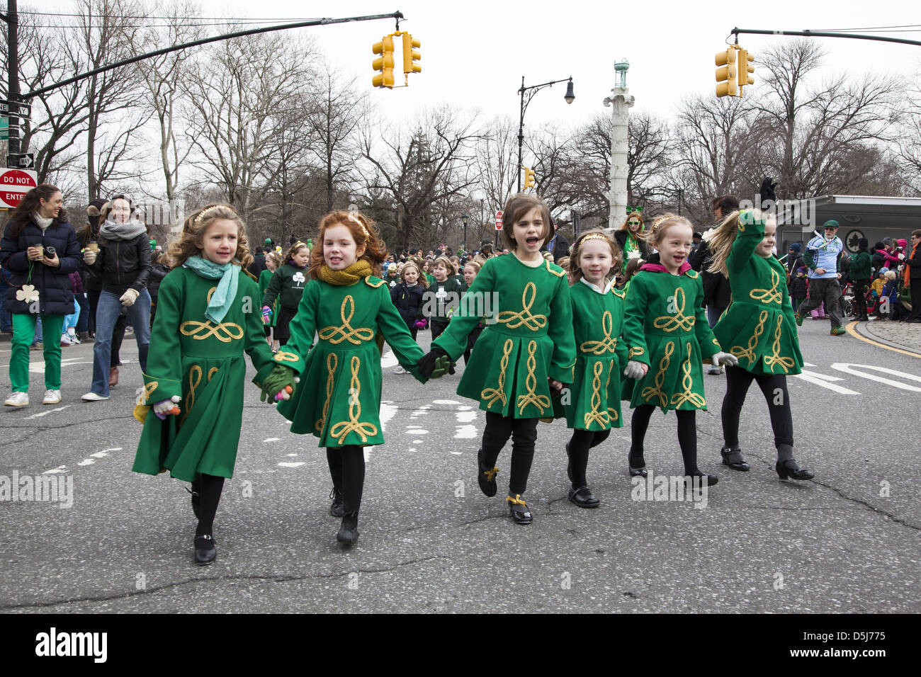 The annual Irish Parade in Park Slope, Brooklyn, NY this year was ...
