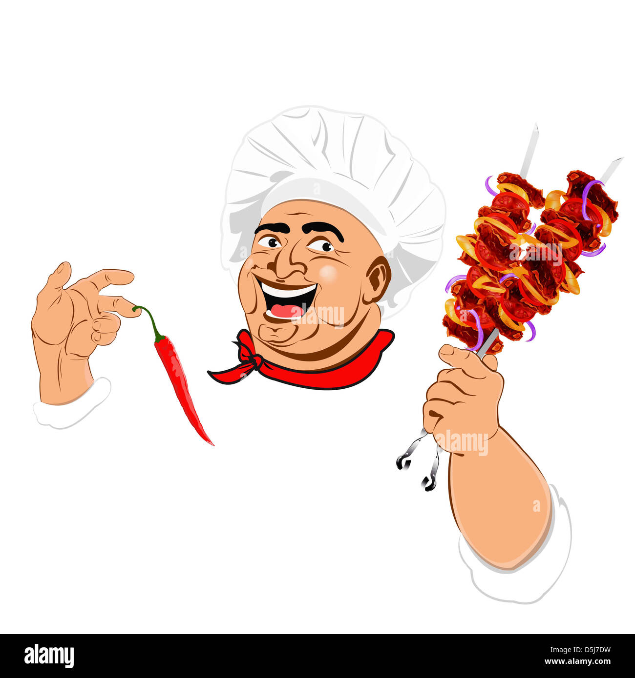 Man eating meat stick Cut Out Stock Images & Pictures - Alamy