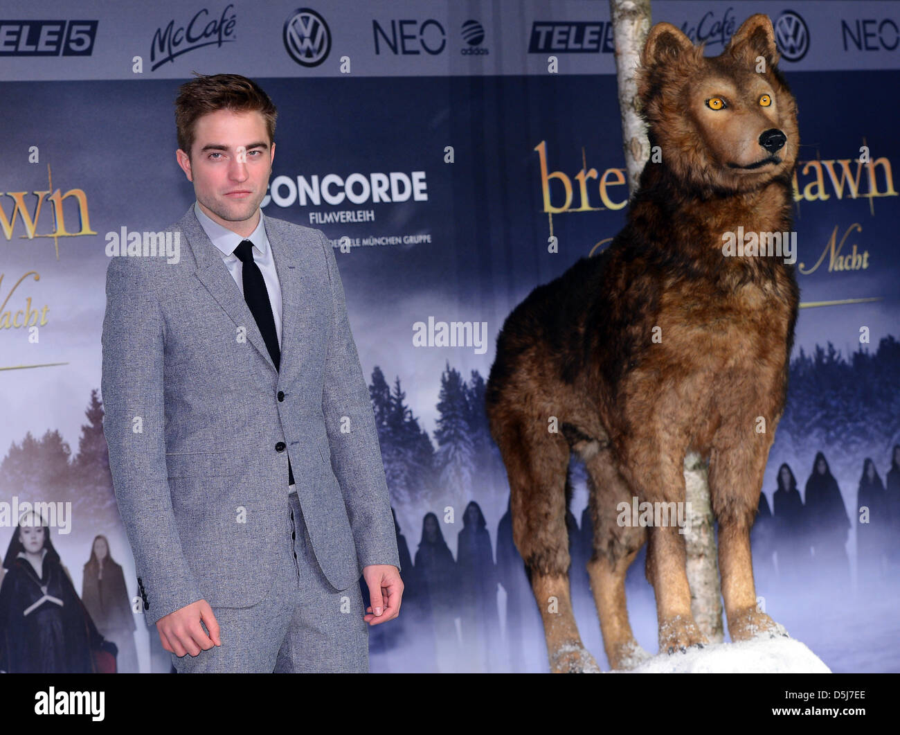 Actor Robert Pattinson arrives at the German premiere of vampire movie ...