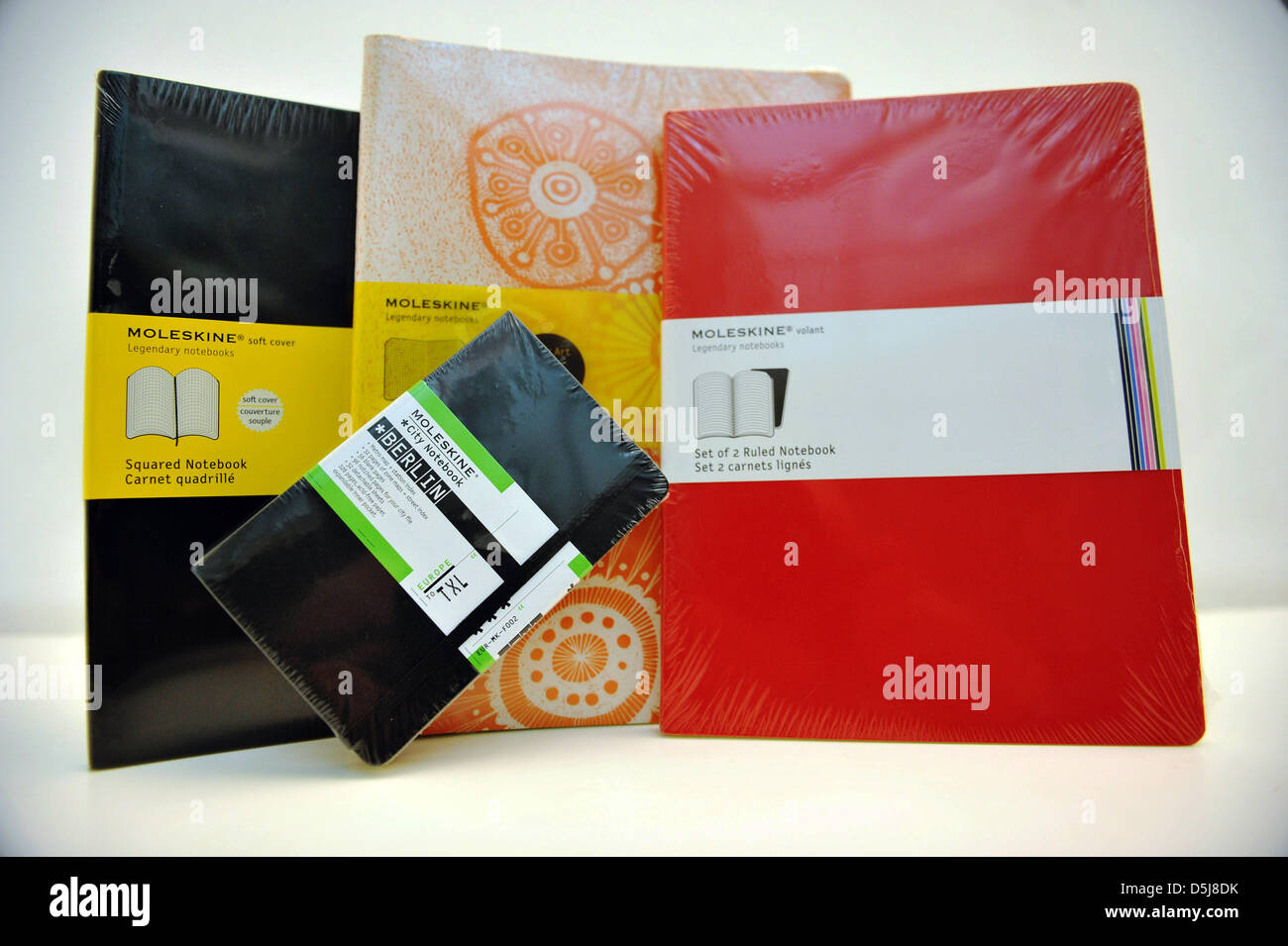 ILLUSTRATION - An illustrated picture shows notebooks by Italian ...