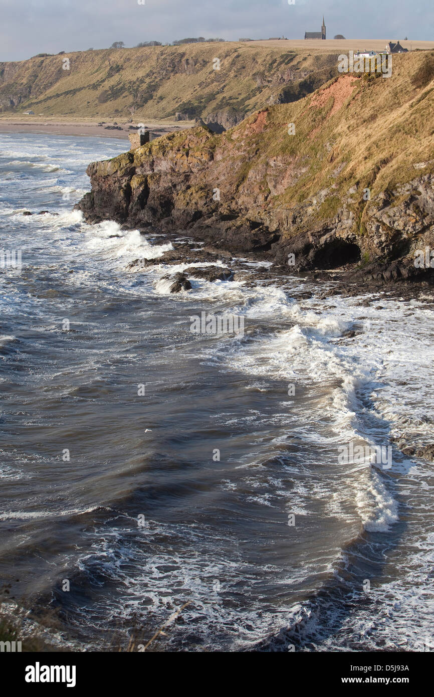 St Cyrus Montrose Angus Scotland Stock Photo - Alamy