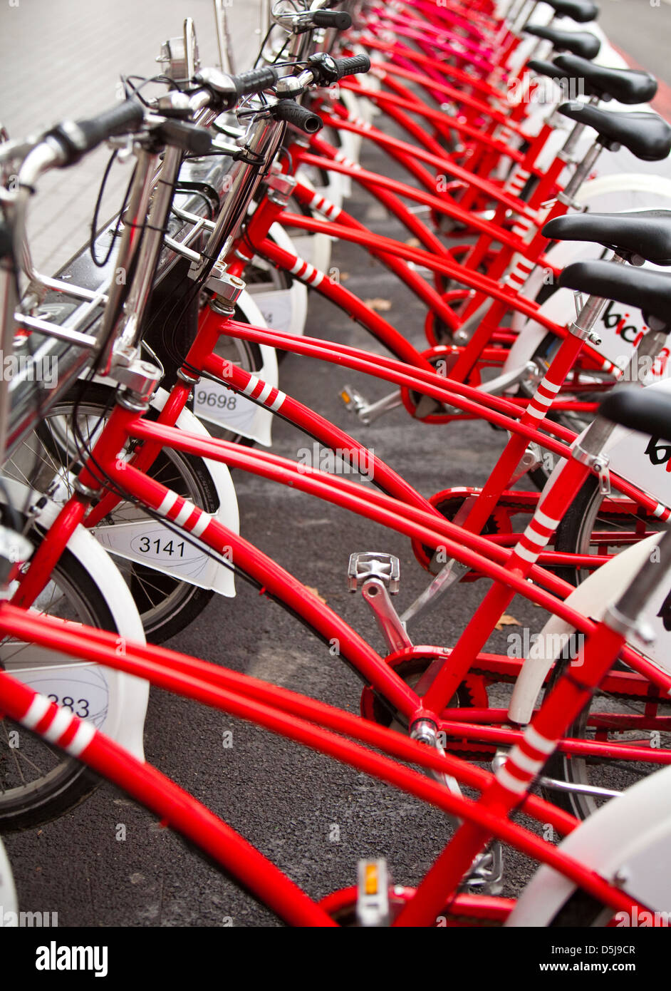 Bike rack barcelona hi-res stock photography and images - Alamy