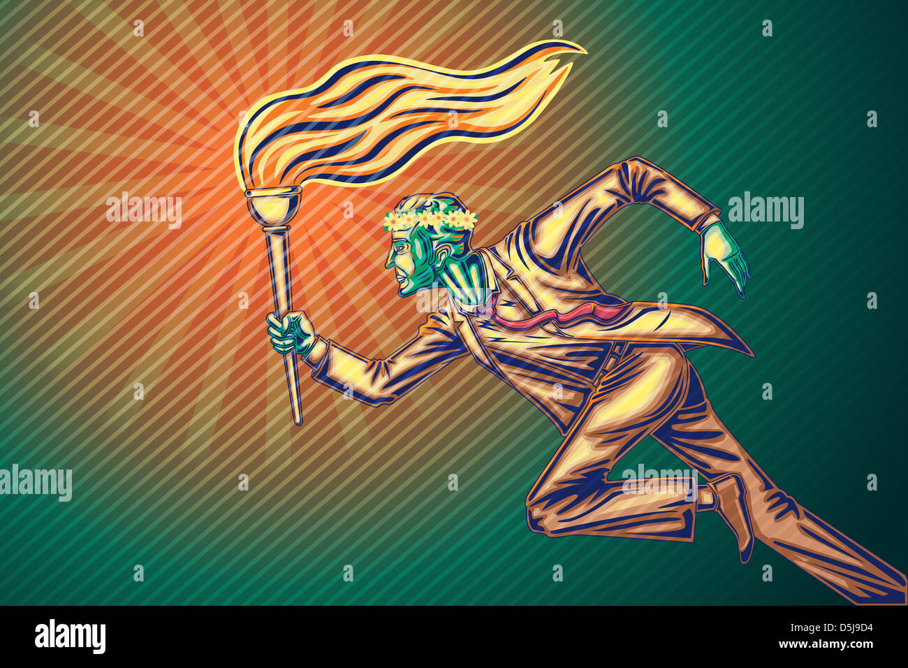 Flaming torch hi-res stock photography and images - Alamy