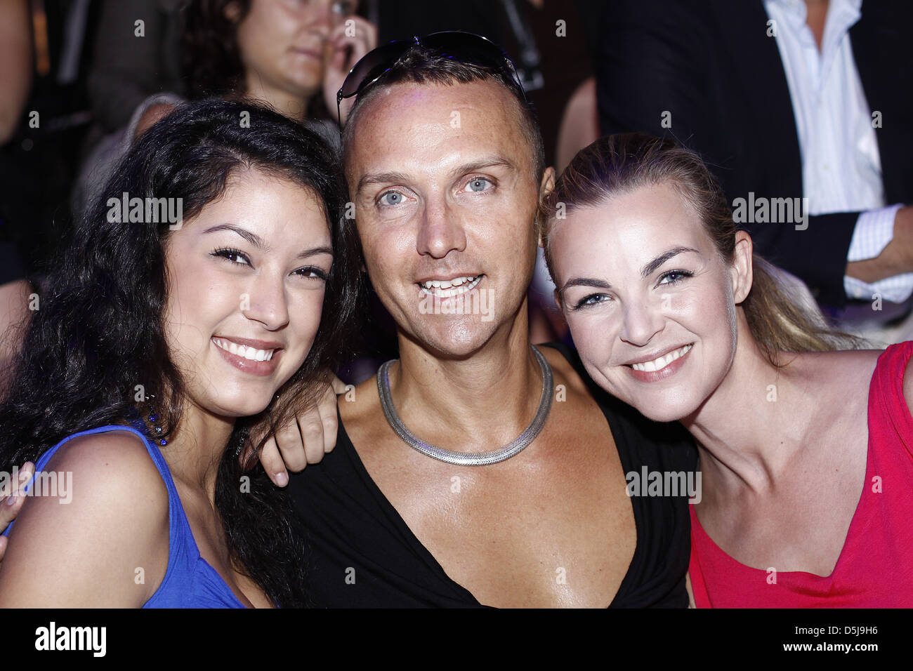 Rebecca Mir, Hubertus Regout, Annika Kipp at Mercedes-Benz Fashion Week ...