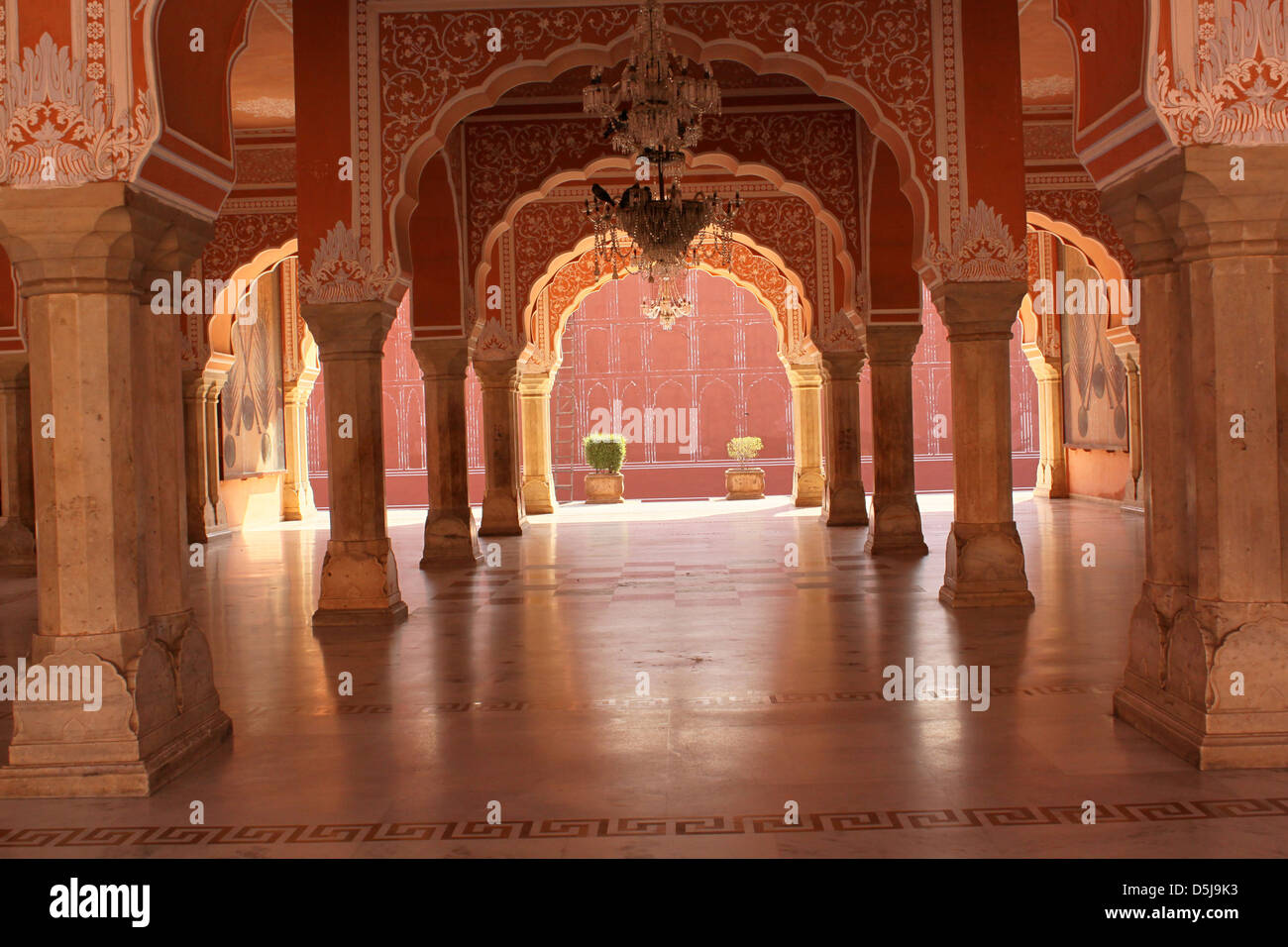 Jaipur city palace interior hi-res stock photography and images - Alamy
