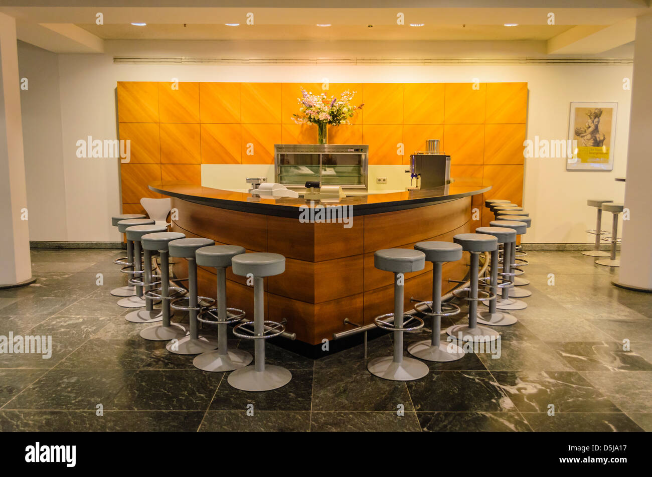 "Long Night of Museum", Berlin, Germany, Culture Forum, bar with stools ...
