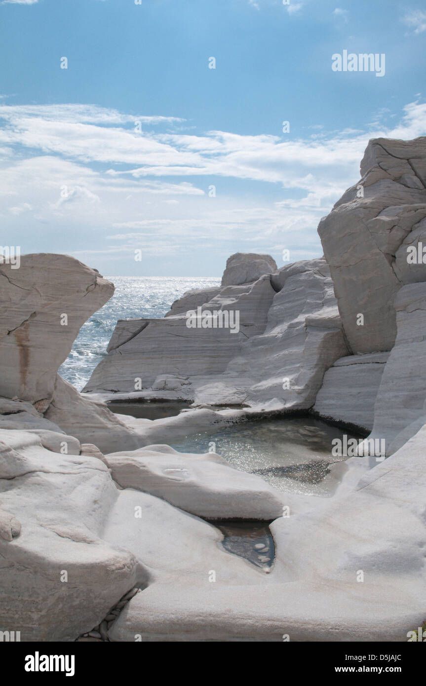 Thassos Greece Greek island September One of the ancient marble ...
