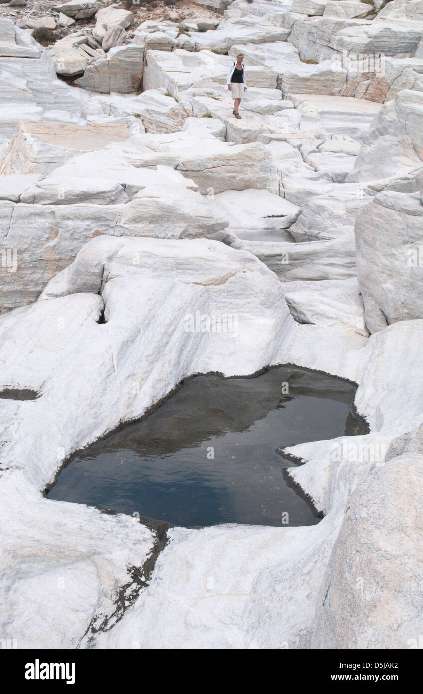 Thassos Greece Greek island September One of the ancient marble ...