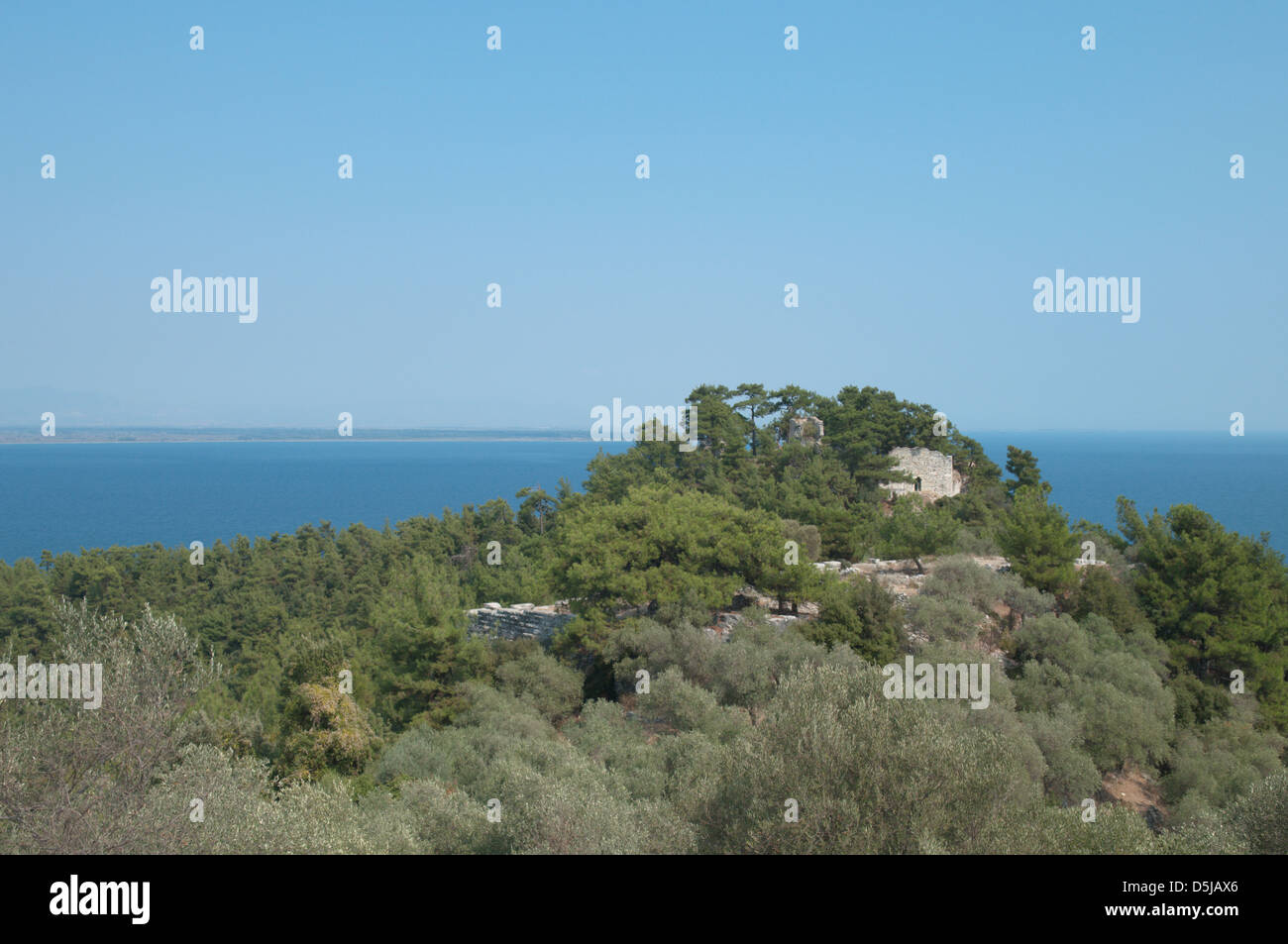 Sanctuary of Pythius Apollo medieval castle Byzantine completed by the ...