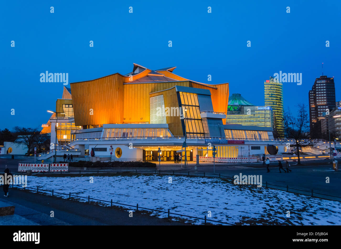 "Long Night of Museum", Berlin, Germany, Berlin Philharmonic Hall Stock ...