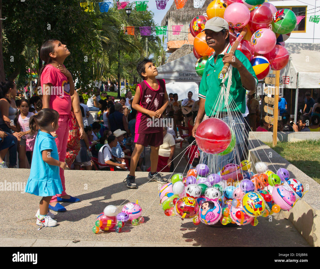 rural Mexico rustic village street scene Stock Photo - Alamy