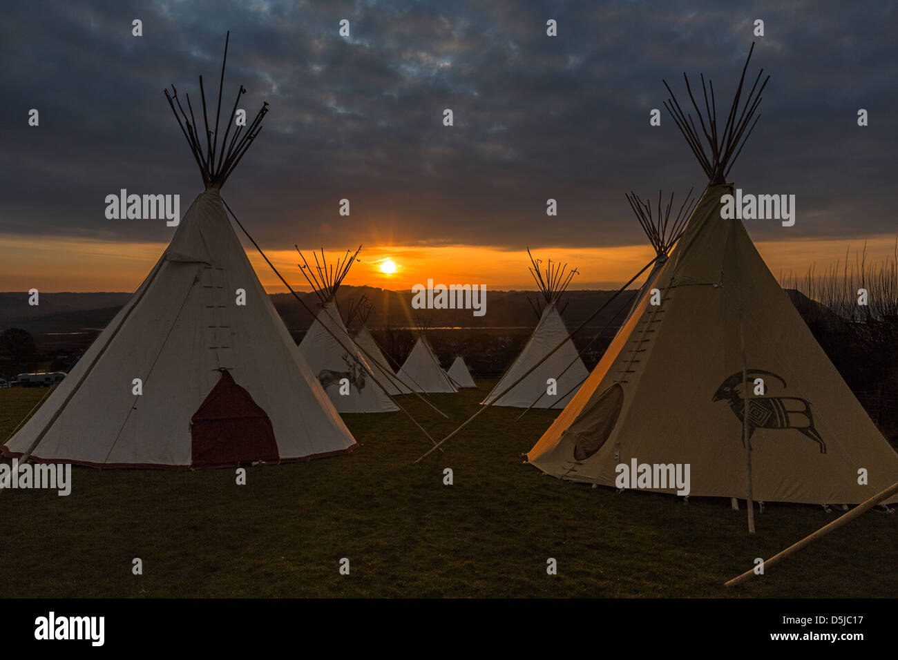 Indian Teepees High Resolution Stock Photography and Images - Alamy