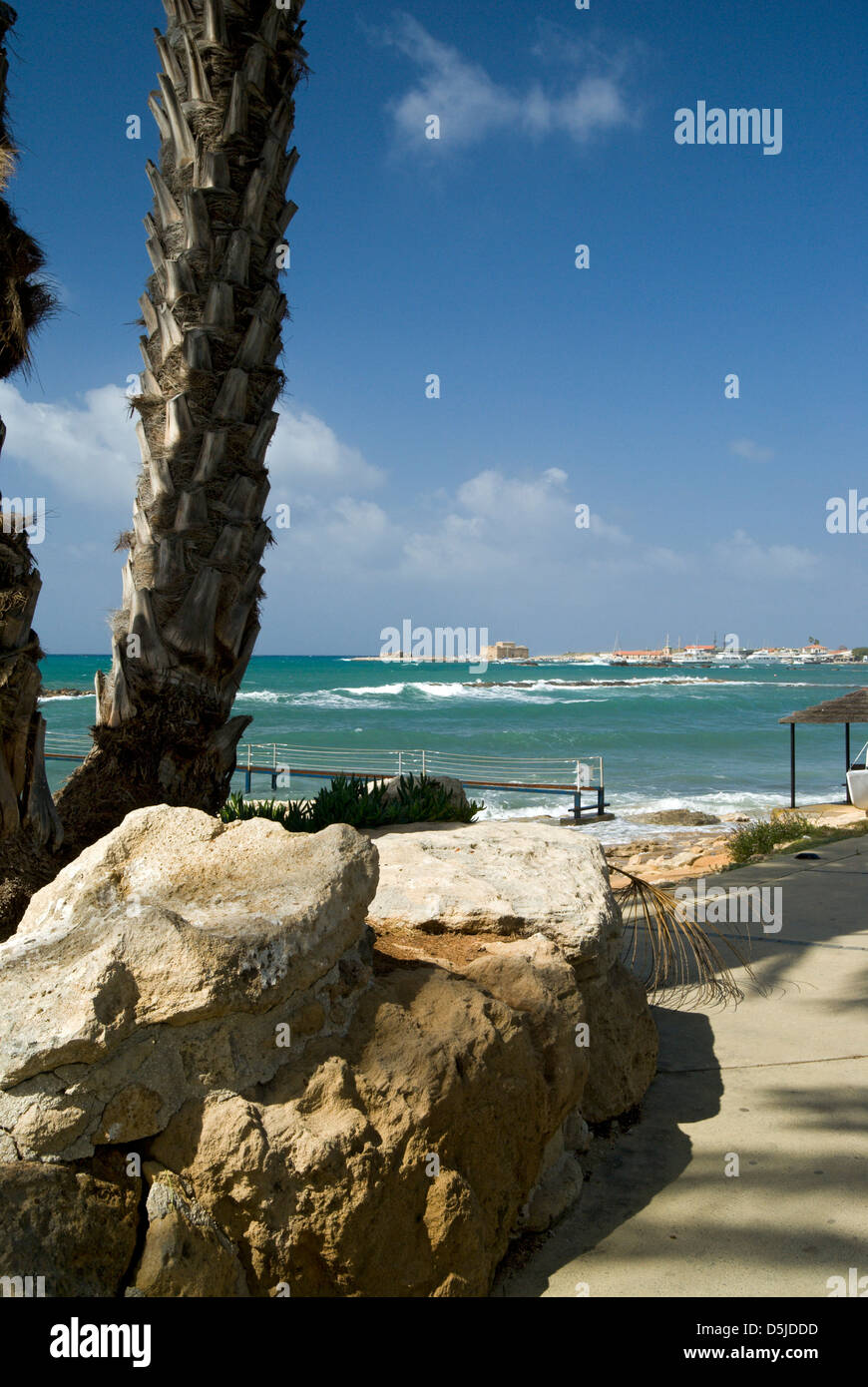 beach paphos cyprus Stock Photo - Alamy
