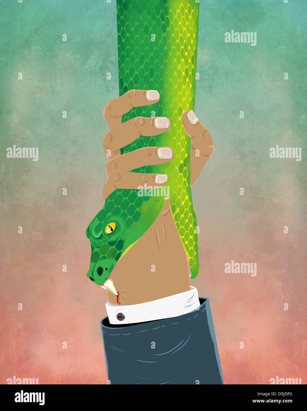 Hand holding snake hi-res stock photography and images - Alamy
