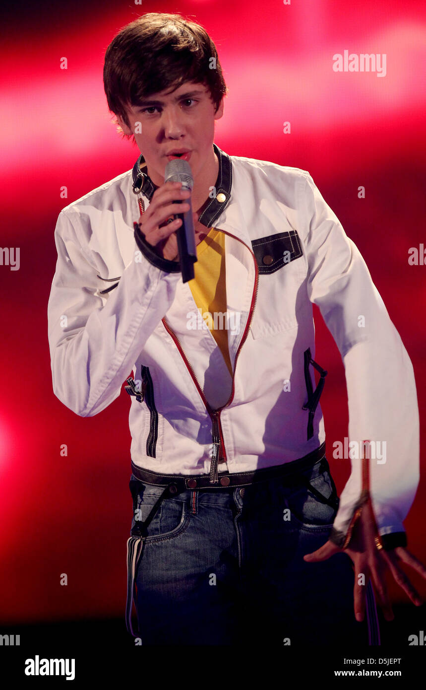 Sebastian Wurth at 'Deutschland sucht den Superstar' (DSDS) Show at MMC ...
