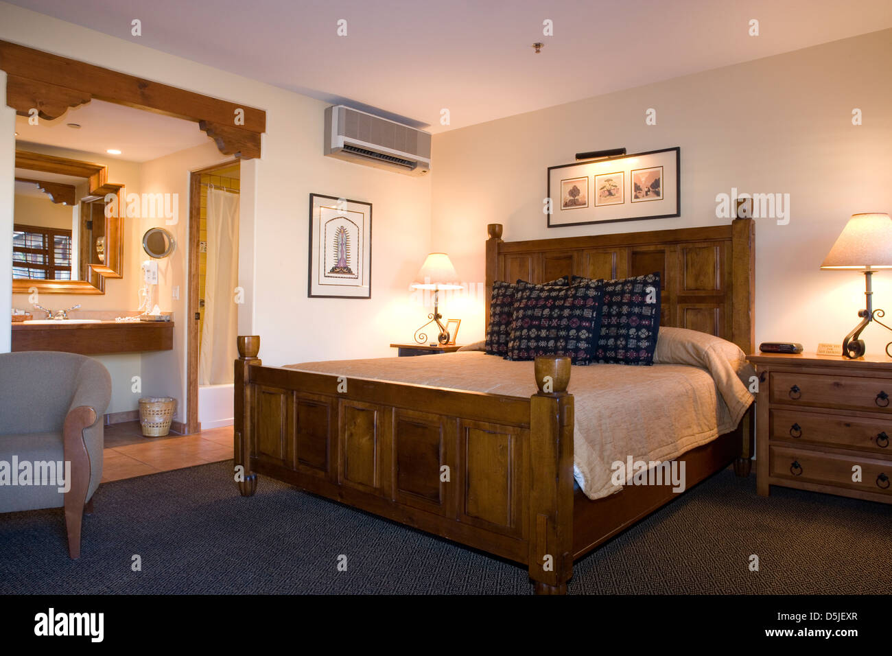 Santa Fe: Old Santa Fe Inn Stock Photo - Alamy