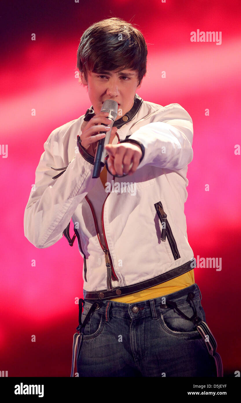 Sebastian Wurth at 'Deutschland sucht den Superstar' (DSDS) Show at MMC ...