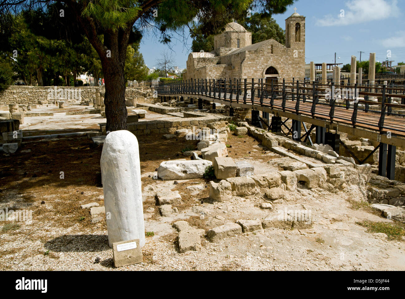 St Pauls pillar and early christian basilica and ayia kyriaki church ...