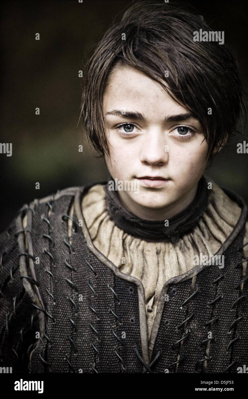 Maisie Williams As Arya Stark High Resolution Stock Photography and ...