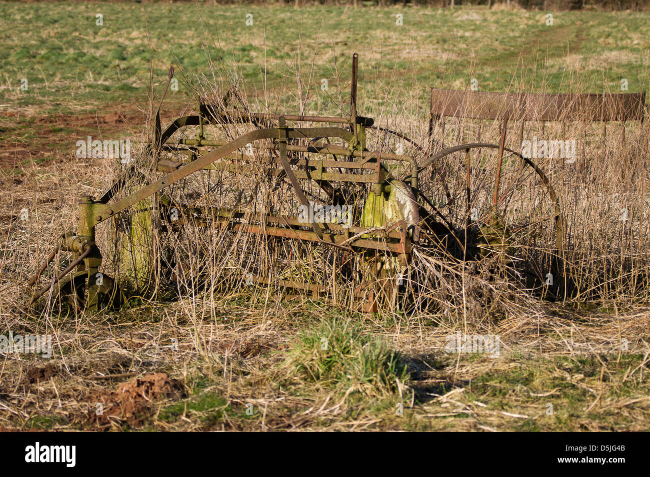 Disused decaying old farm machinery hi-res stock photography and images ...