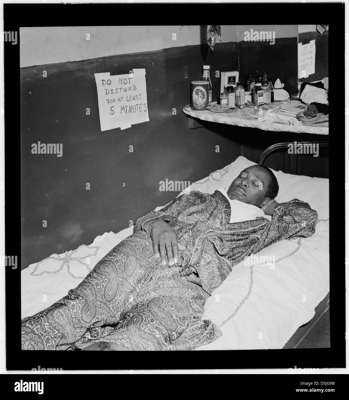 A portrait of jazz musician Louis Jordan, taken between 1938 and 1948 ...