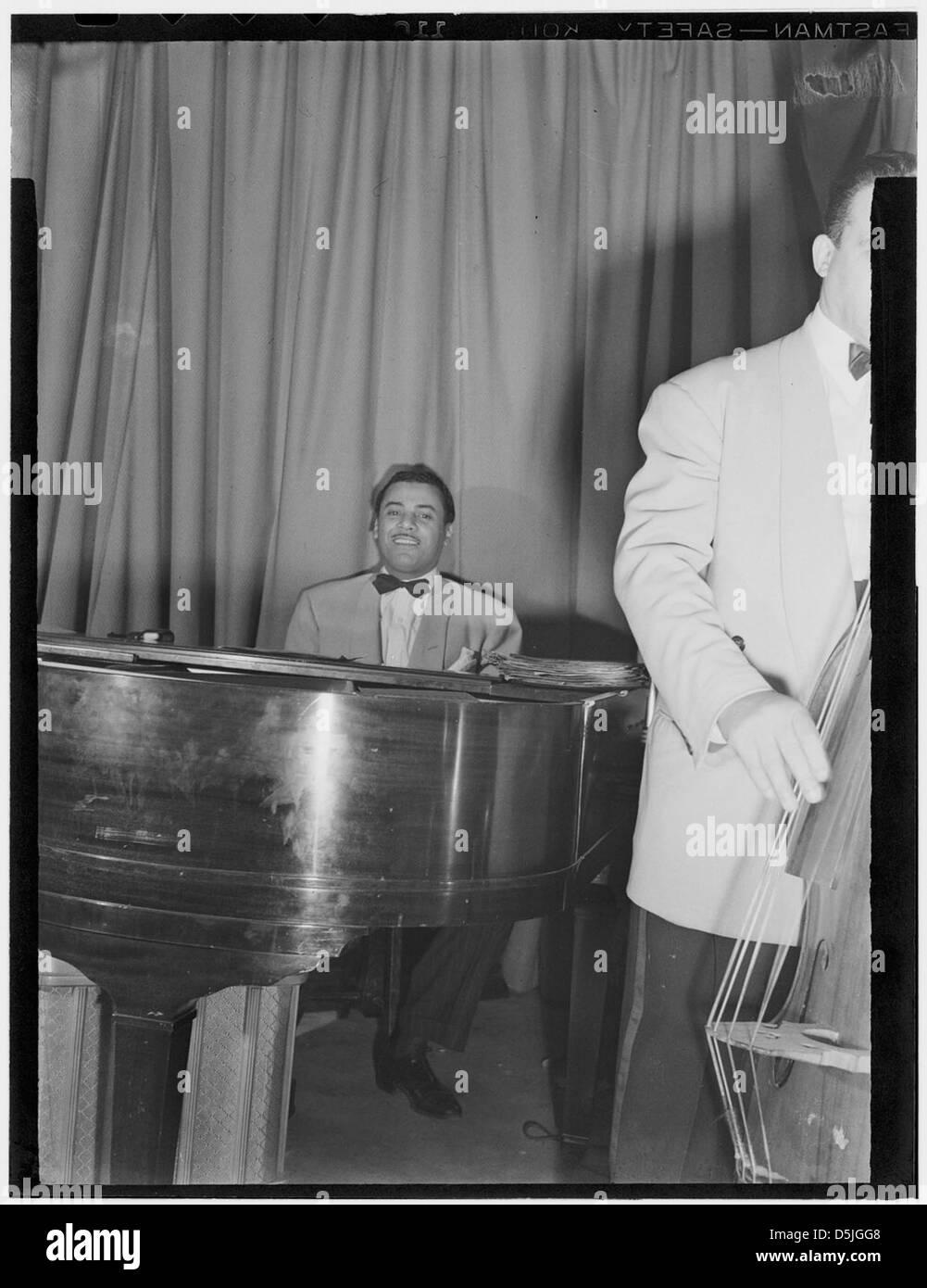 A portrait of jazz musician Billy Kyle, taken between 1938 and 1948 in ...