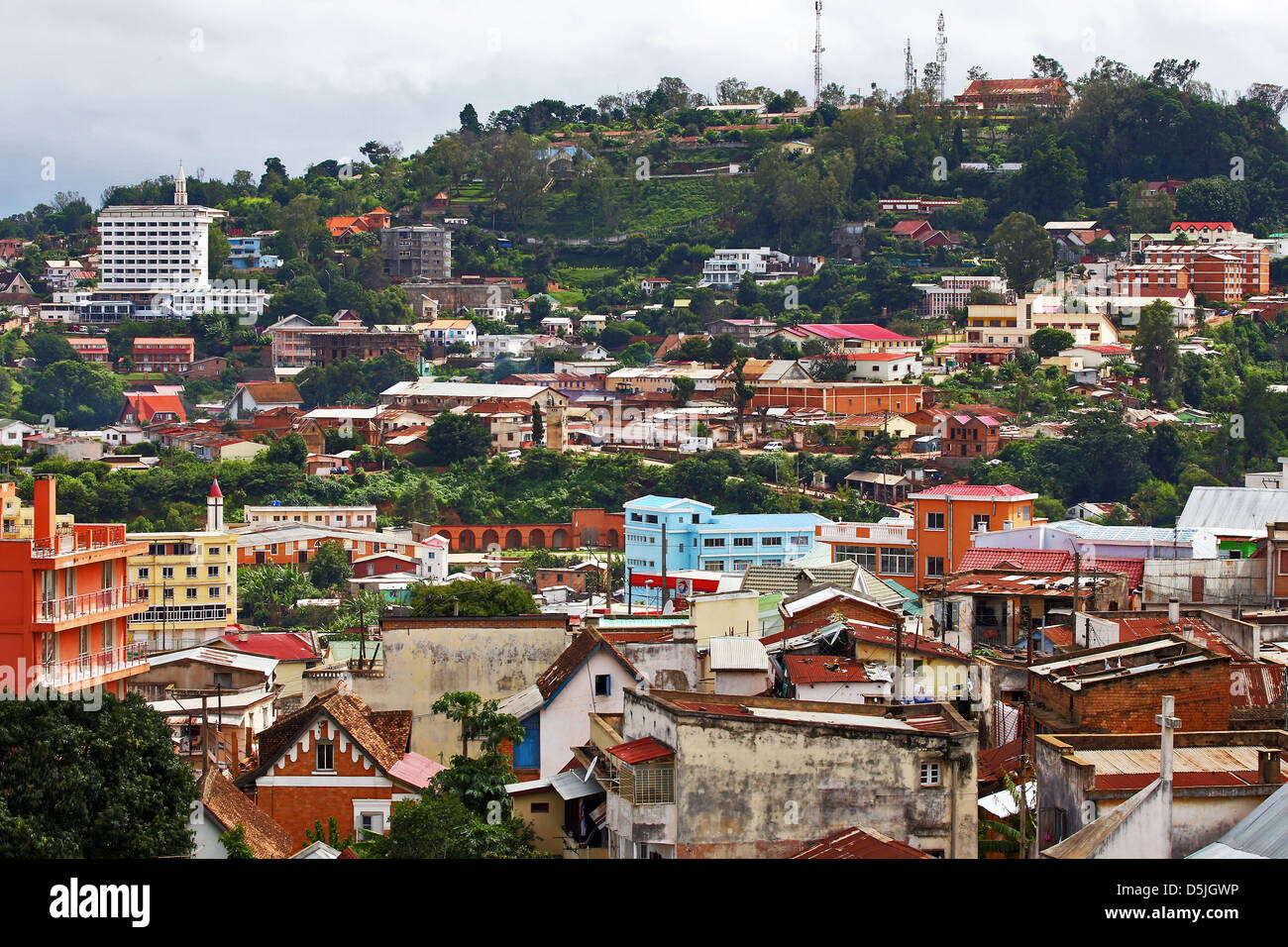 Antananarivo (capital city of Madagascar) on February 4, 2013. This is ...