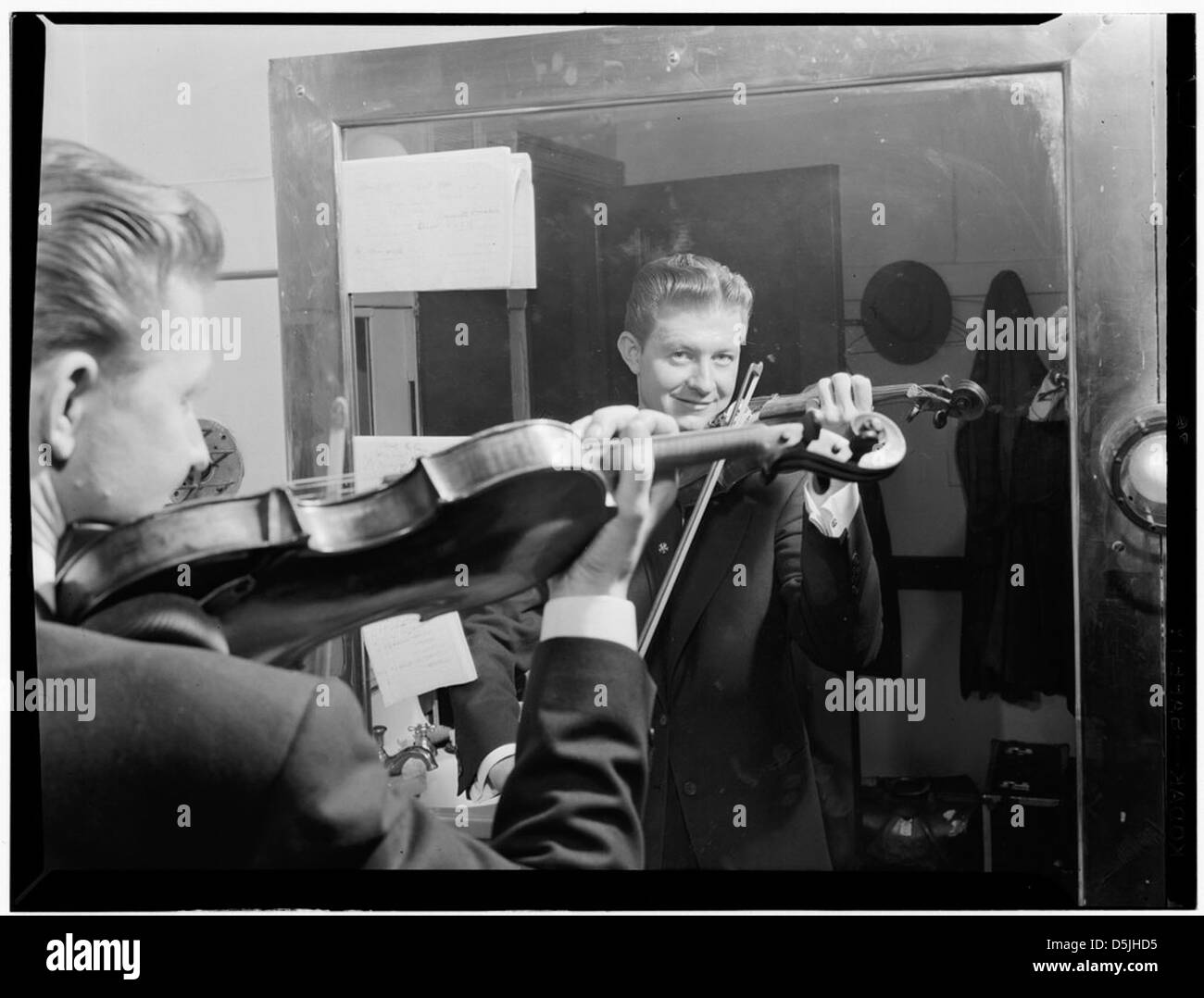 A portrait of Johnny Long, an American musician, taken in New York ...