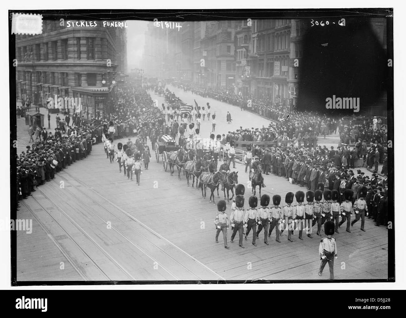 Funeral procession in honor Black and White Stock Photos & Images - Alamy