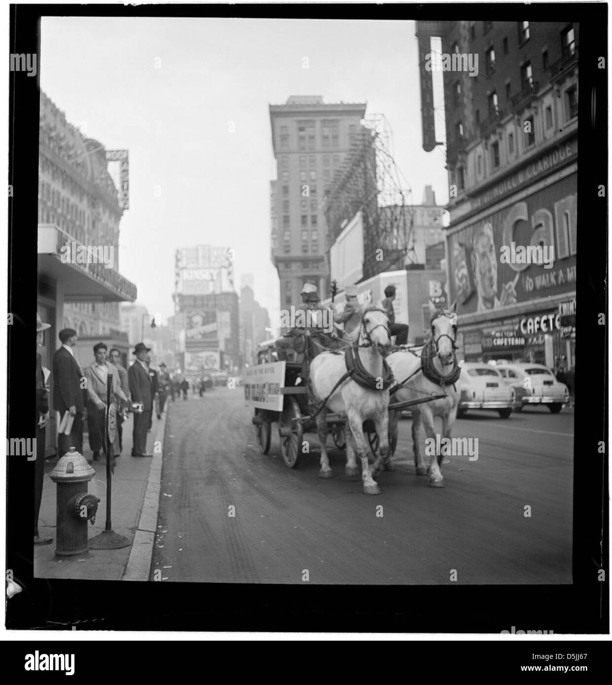 A portrait of Henry (Clay) Goodwin, captured in Times Square, New York ...