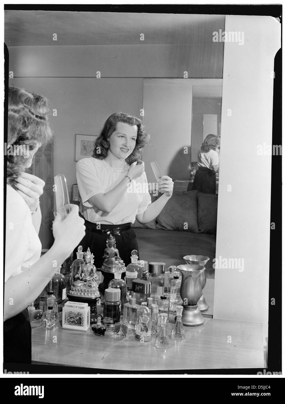 A portrait of Jo Stafford, a popular American singer, captured in 1946 ...