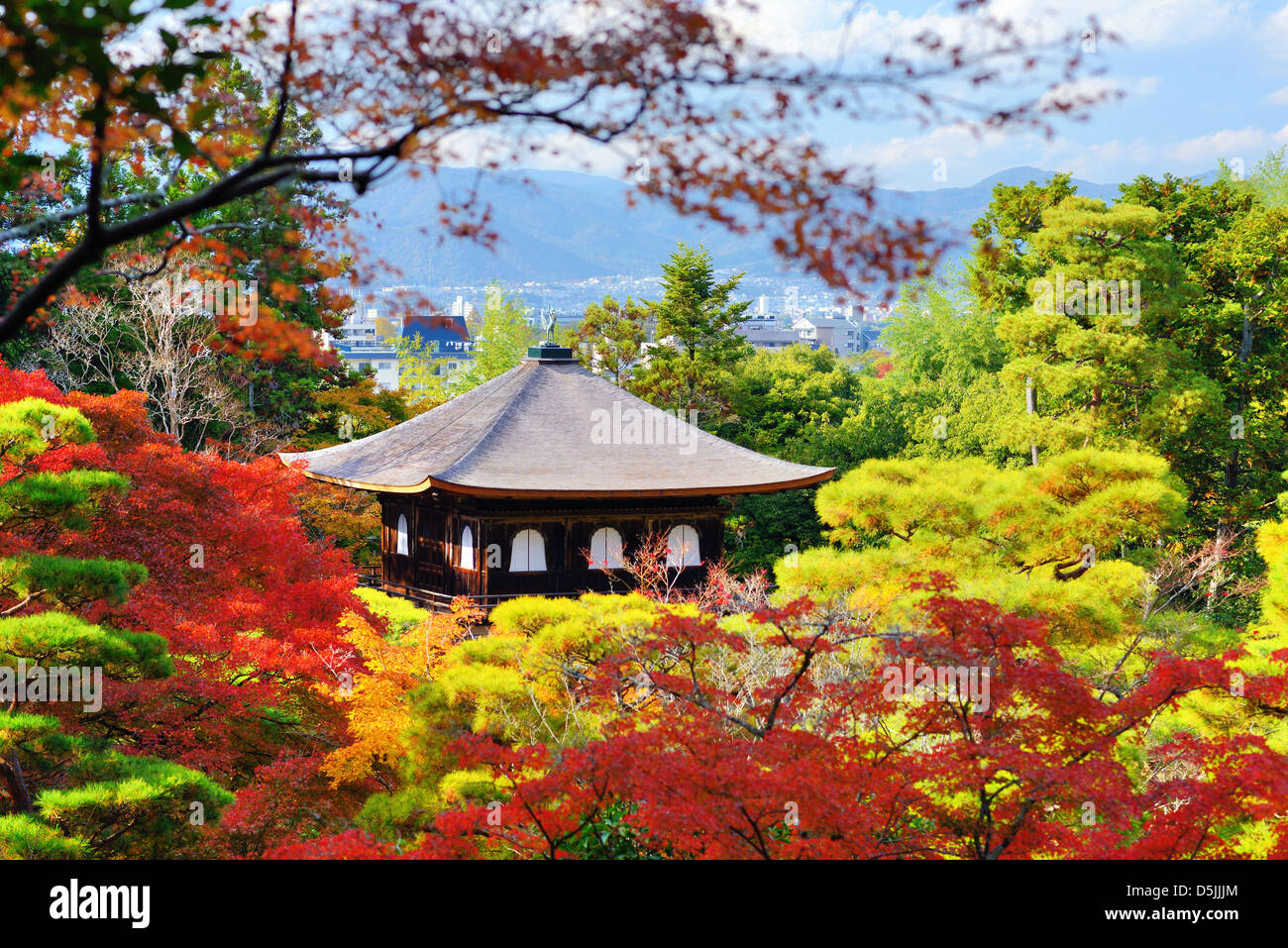 Temple of the Silver Pavilion in Kyoto, Japan Stock Photo - Alamy