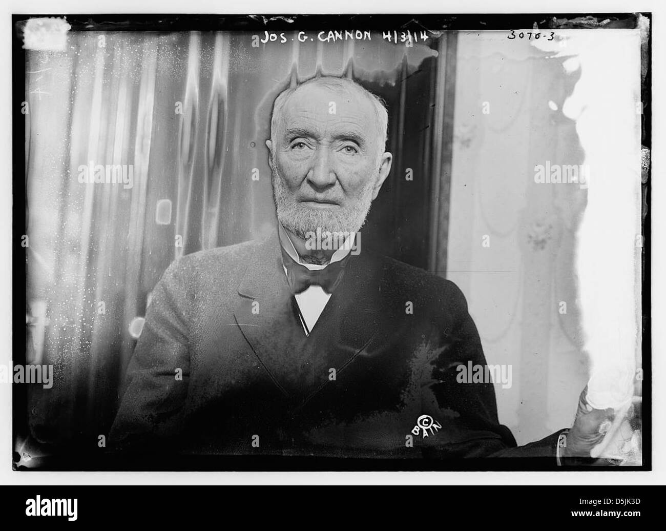 This 1914 photograph shows Joseph Gurney Cannon, a prominent Republican ...