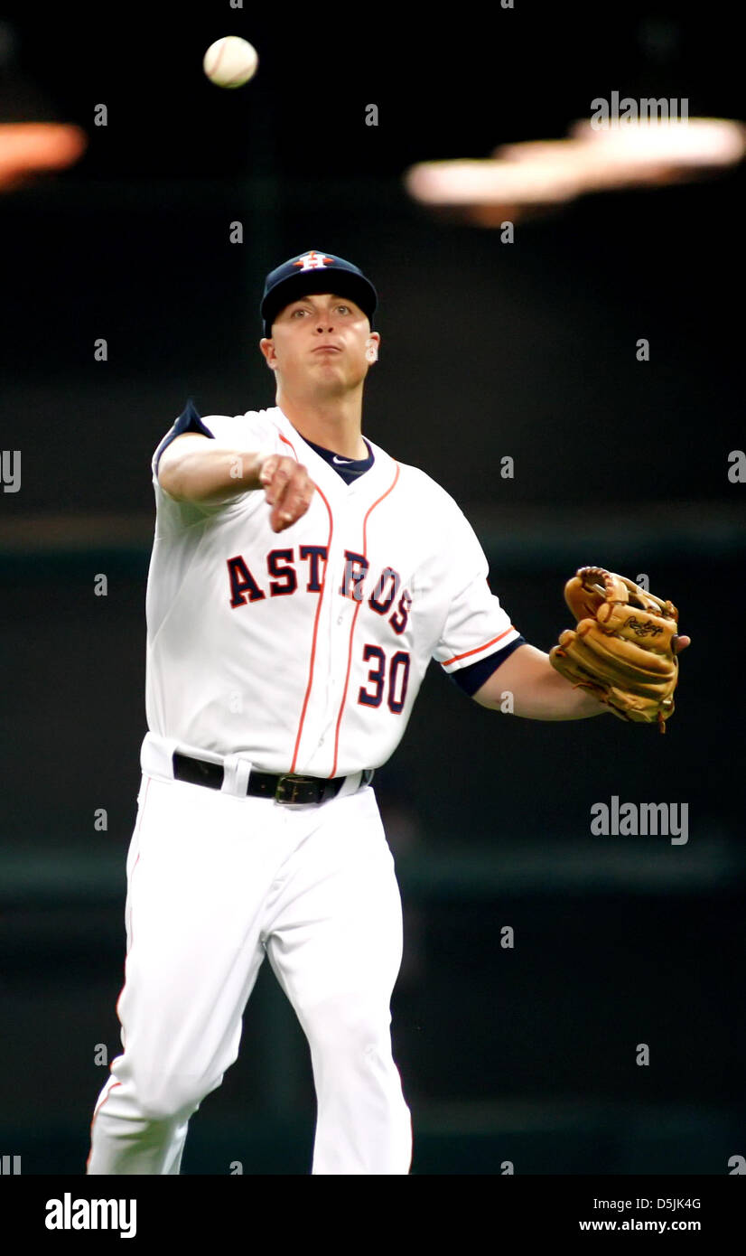Houston, Texas, USA. 3rd April 2013. Houston Astros infielder Matt ...
