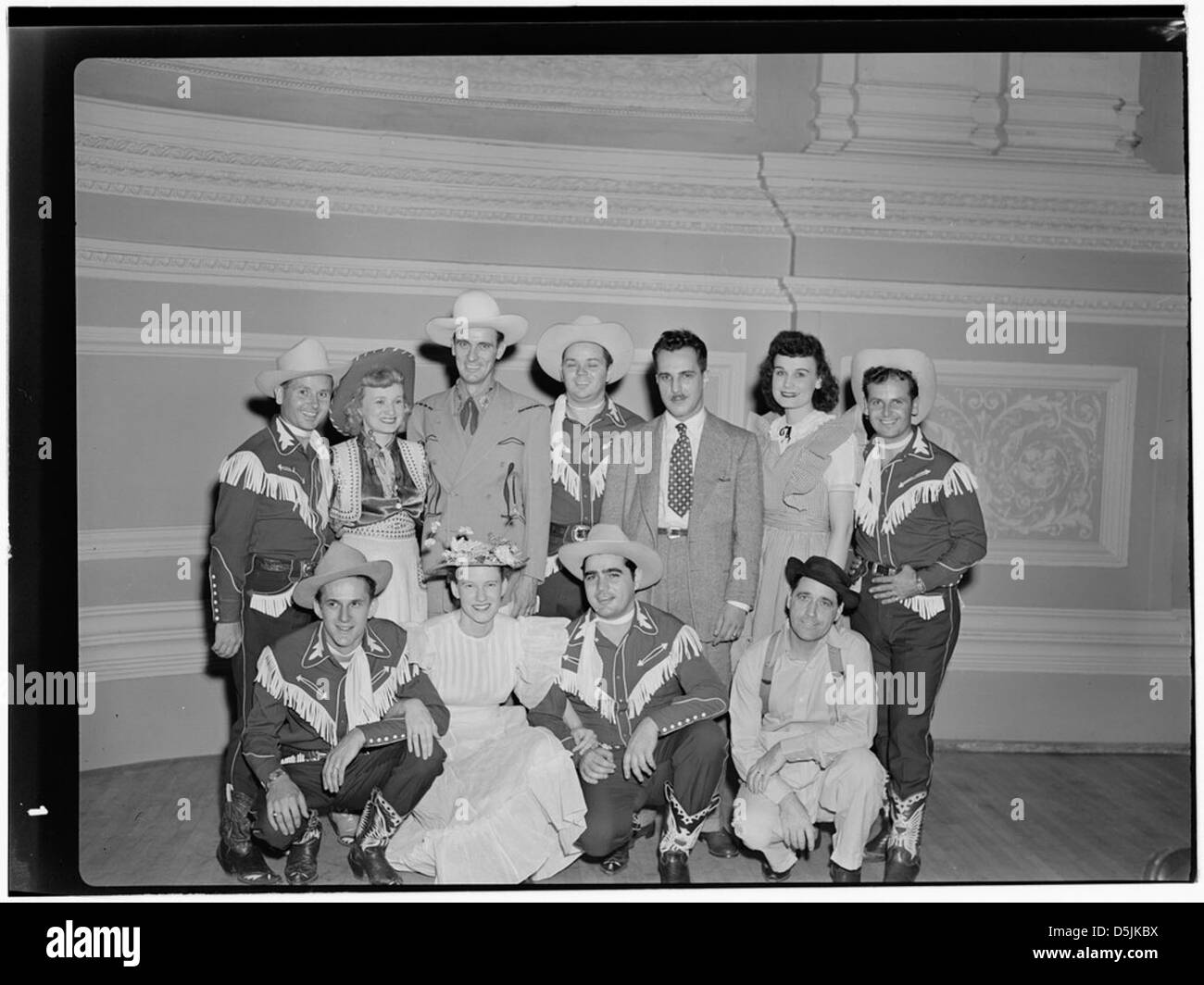 [Portrait of Shorty Warren, Rosalie Allen, Ernest Tubb, Cy Sweat, Dave ...