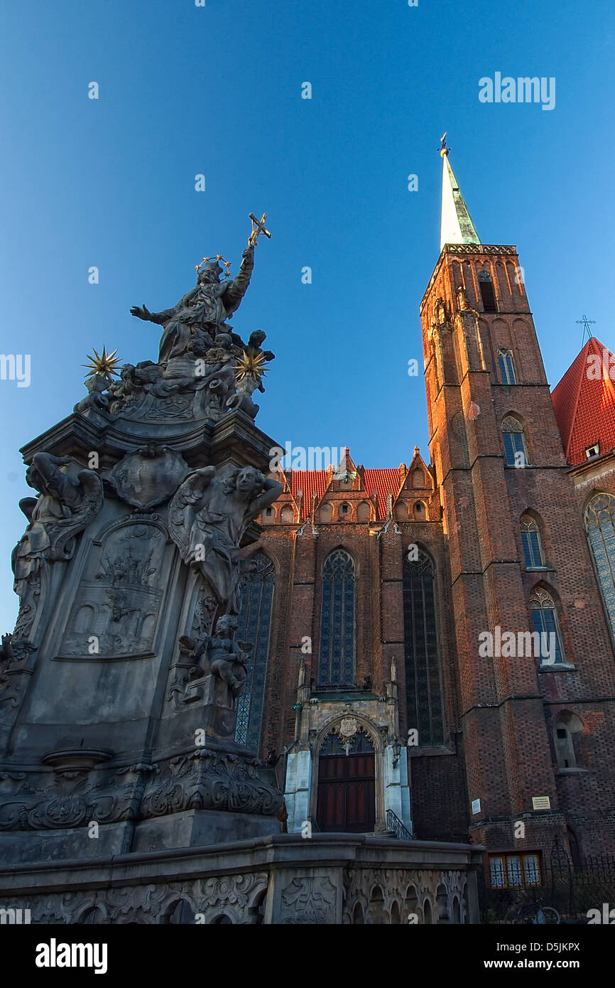 The historic Cathedral Island Wroclaw Poland Stock Photo - Alamy