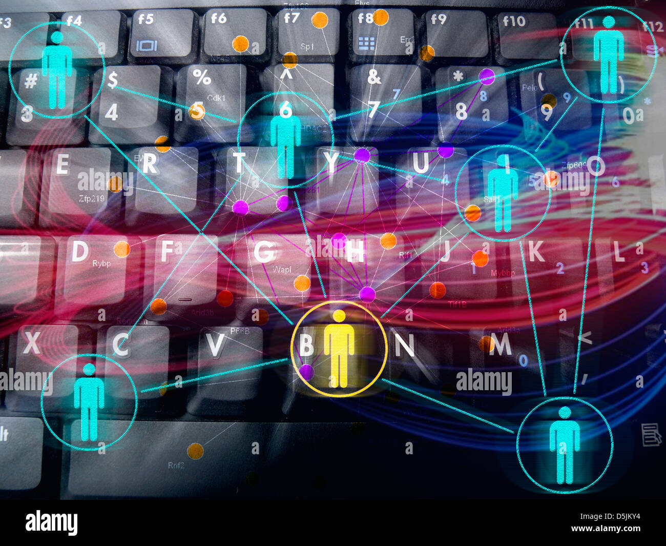 Set community social network hi-res stock photography and images - Alamy