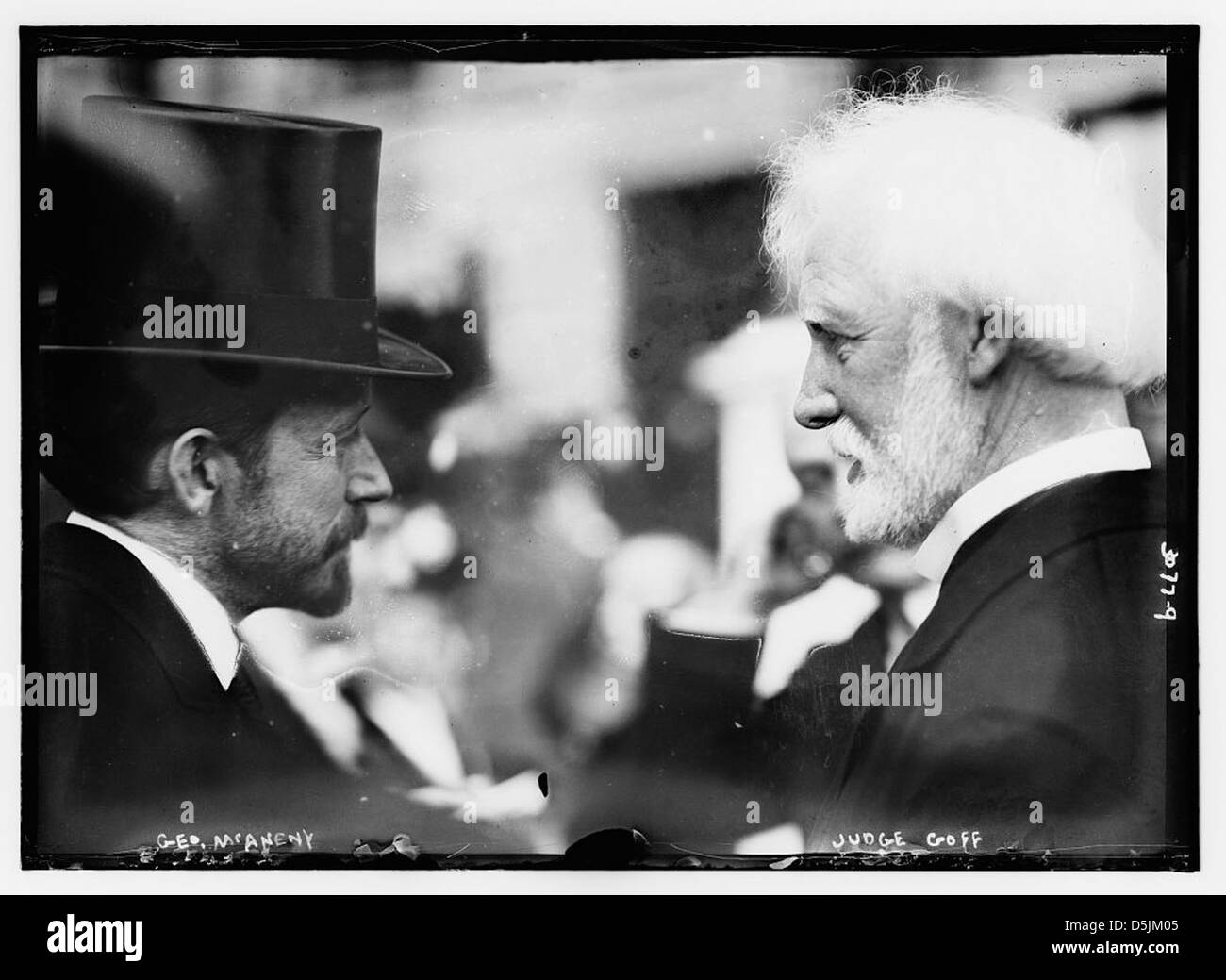 A photograph featuring George McAneny and Judge John W. Goff, both ...