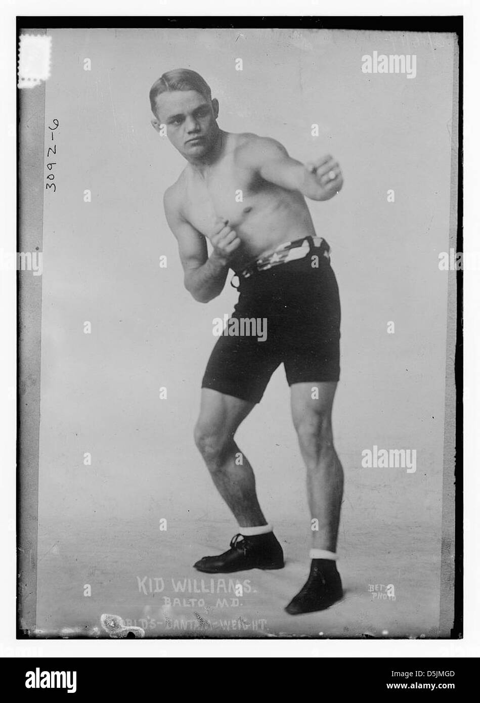 Kid Williams, a notable boxer from the early 20th century, is pictured ...