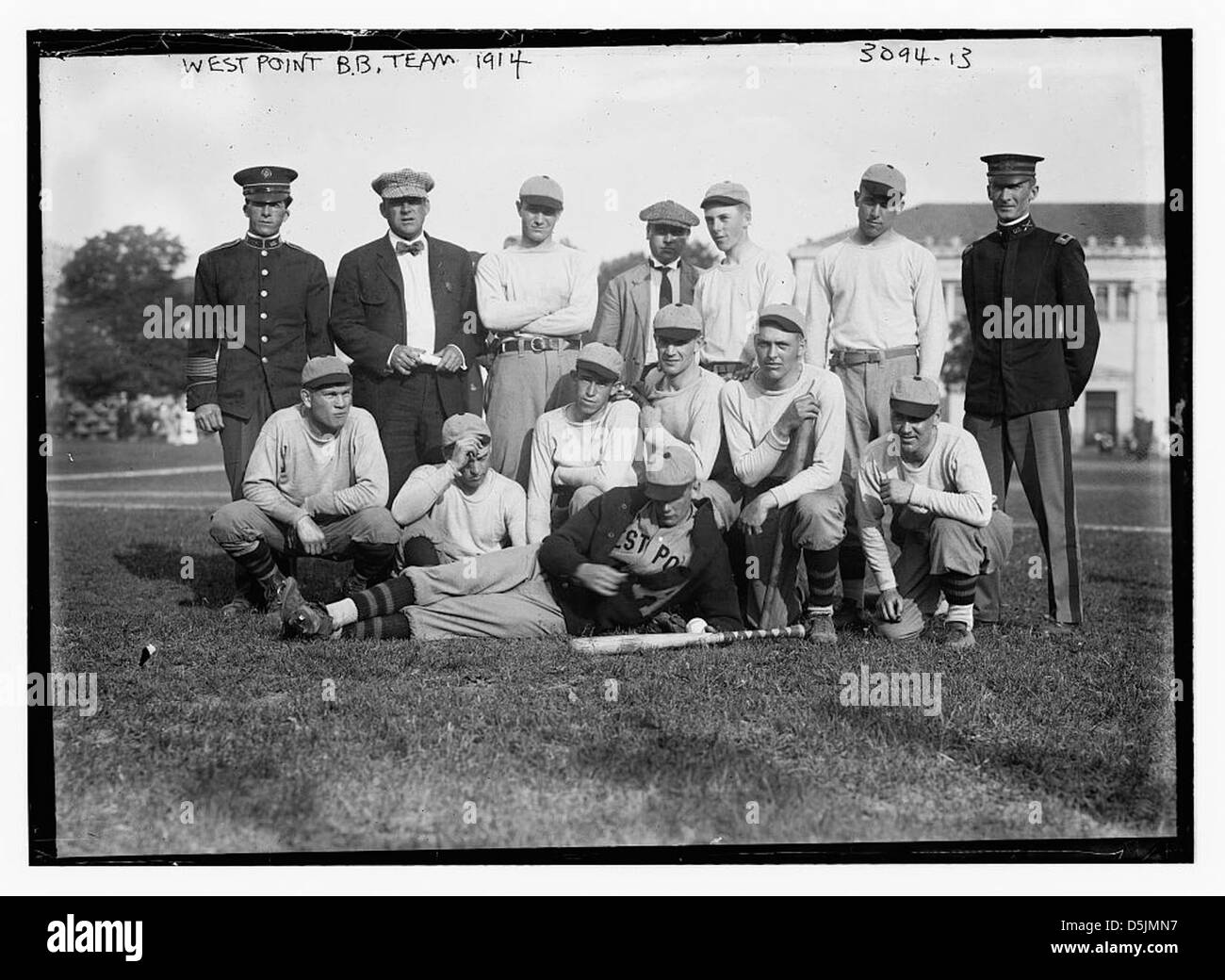 West Point Base Ball Team -- 1914 (LOC Stock Photo - Alamy