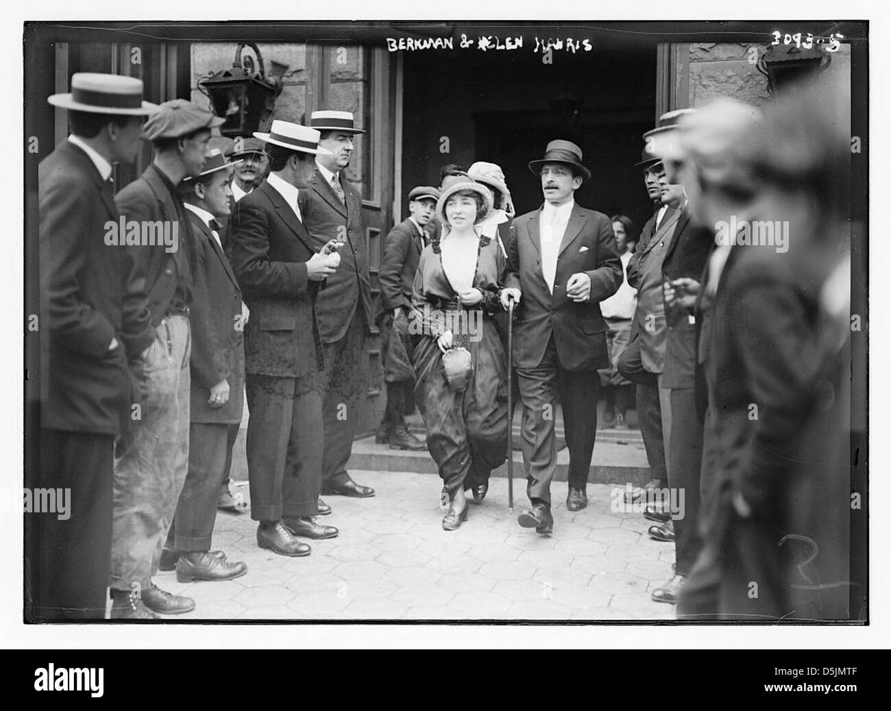 This photograph features Alexander Berkman and Helen Harris, two ...