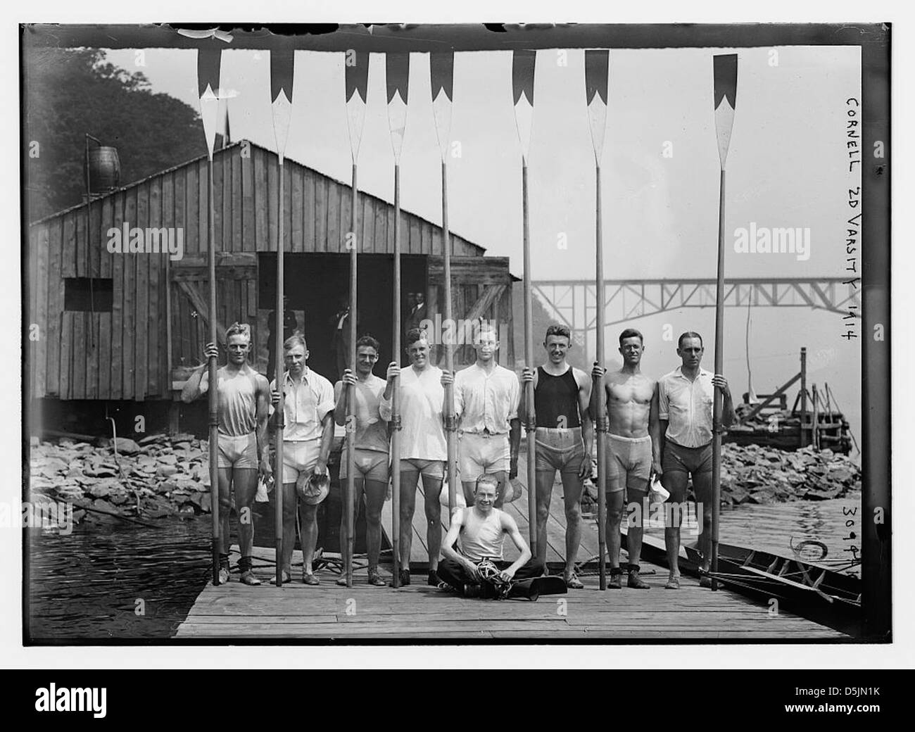 Vintage ivy league rowing crew Black and White Stock Photos & Images ...