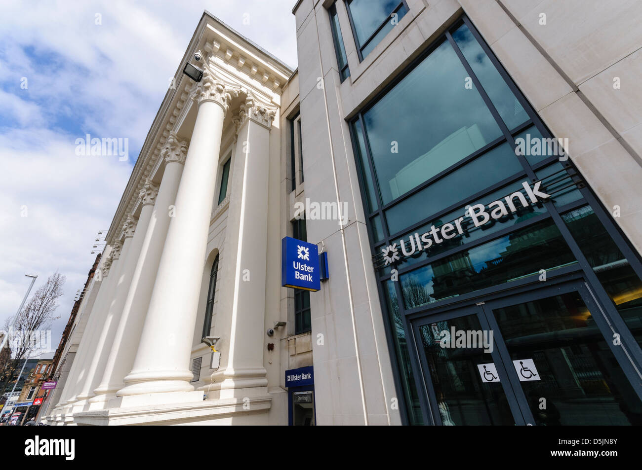 Headquarters of the Ulster Bank, Donegal Square East, Belfast Stock ...