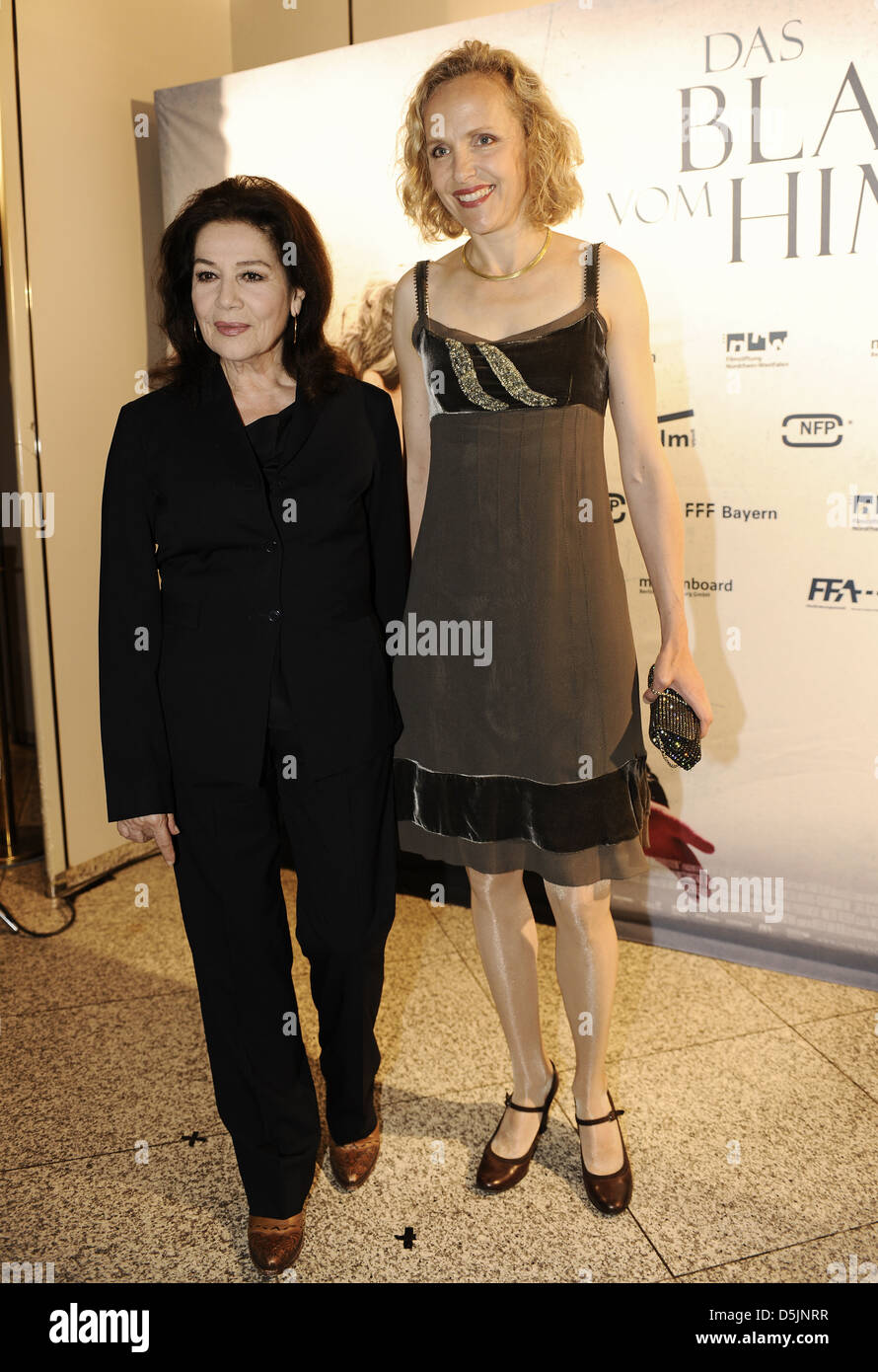 Hannelore Elsner and Juliane Koehler at the premiere of 'Das Blaue vom ...