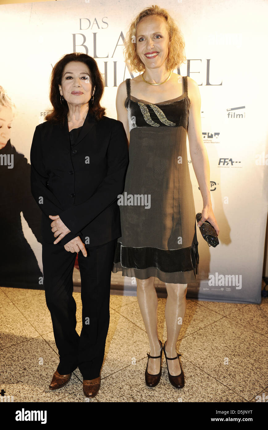 Hannelore Elsner and Juliane Koehler the premiere of "Das Blaue vom ...