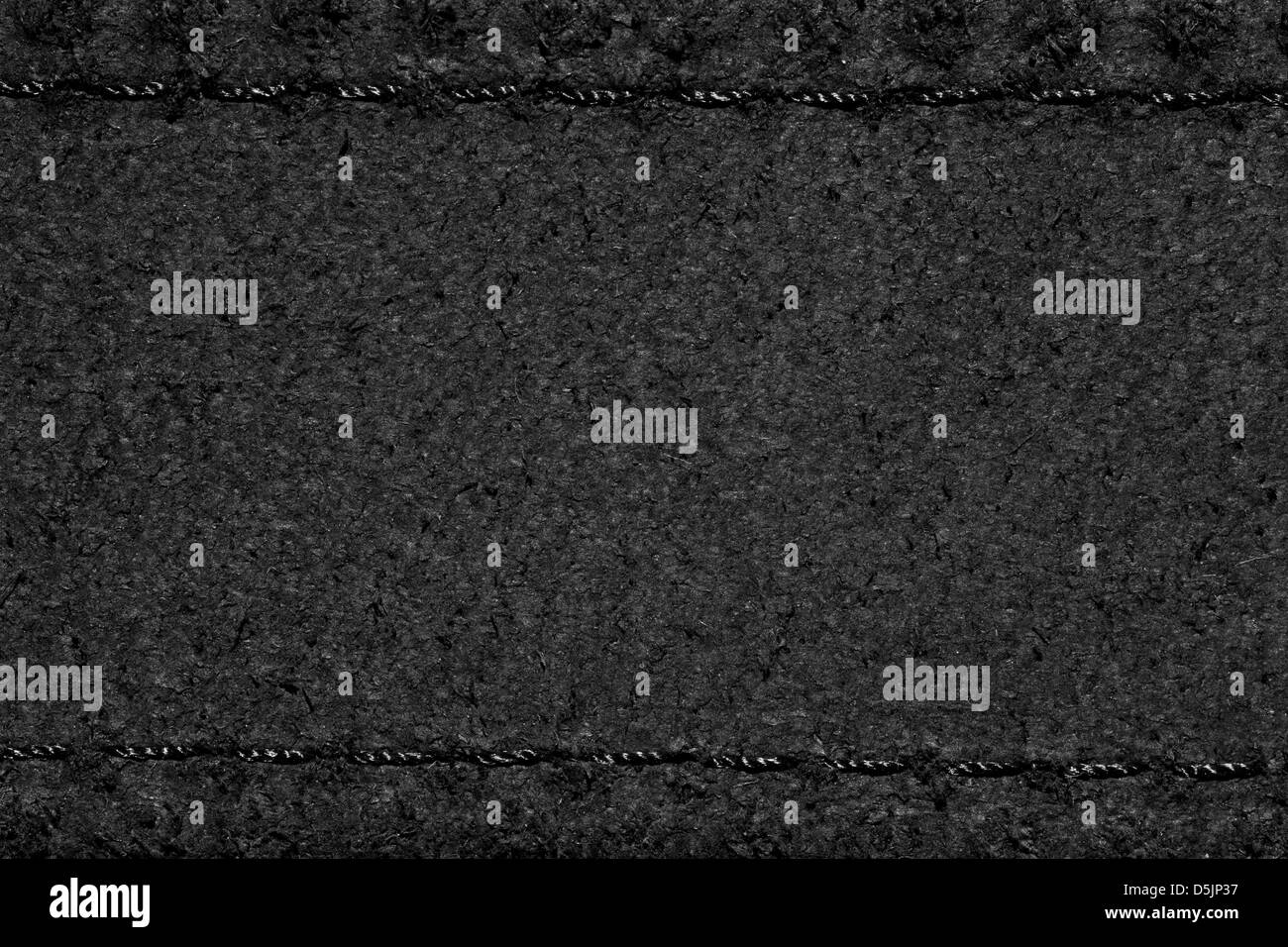 black background with seam or rough pattern leather texture Stock Photo ...