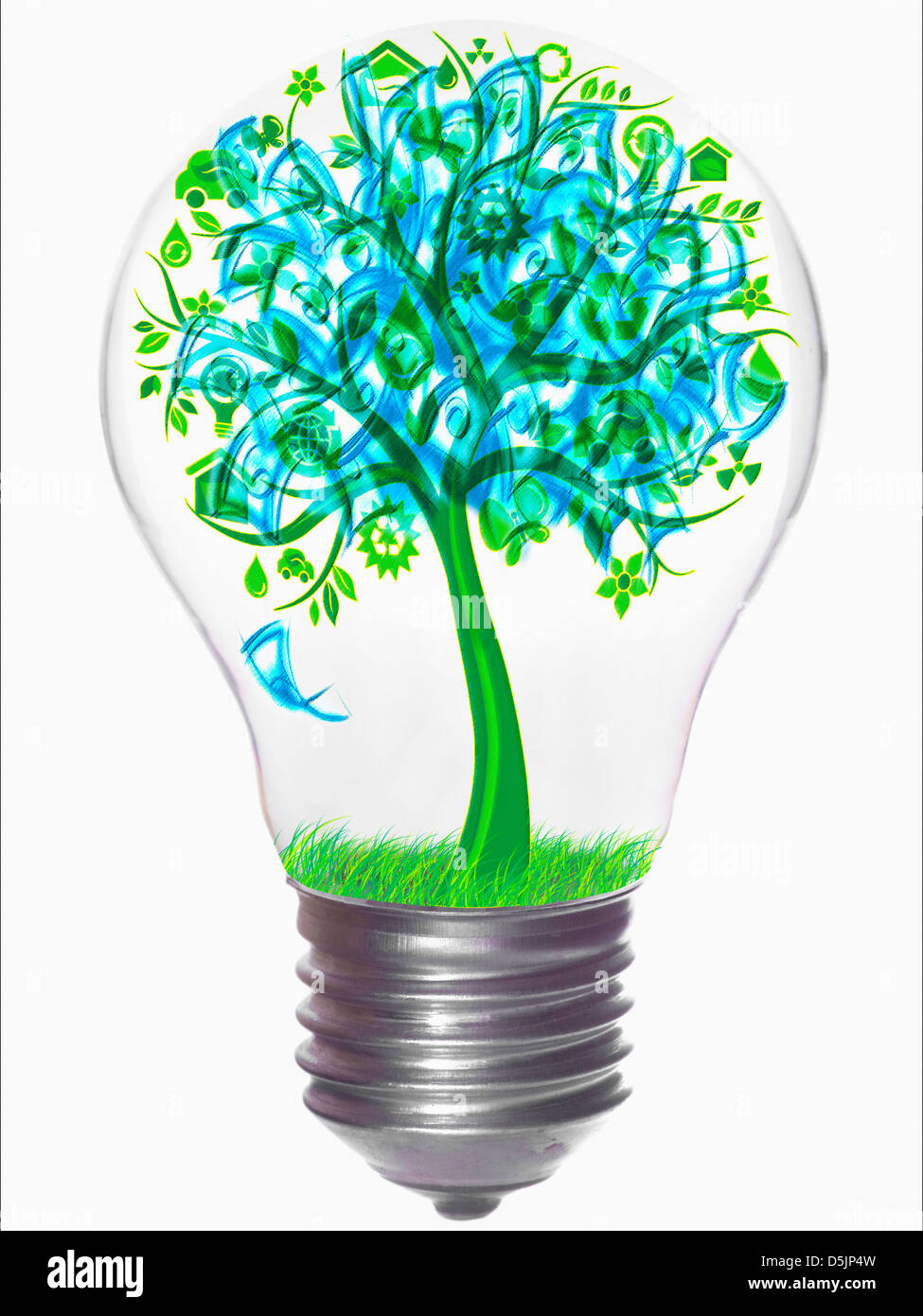 Light bulb tree hi-res stock photography and images - Alamy