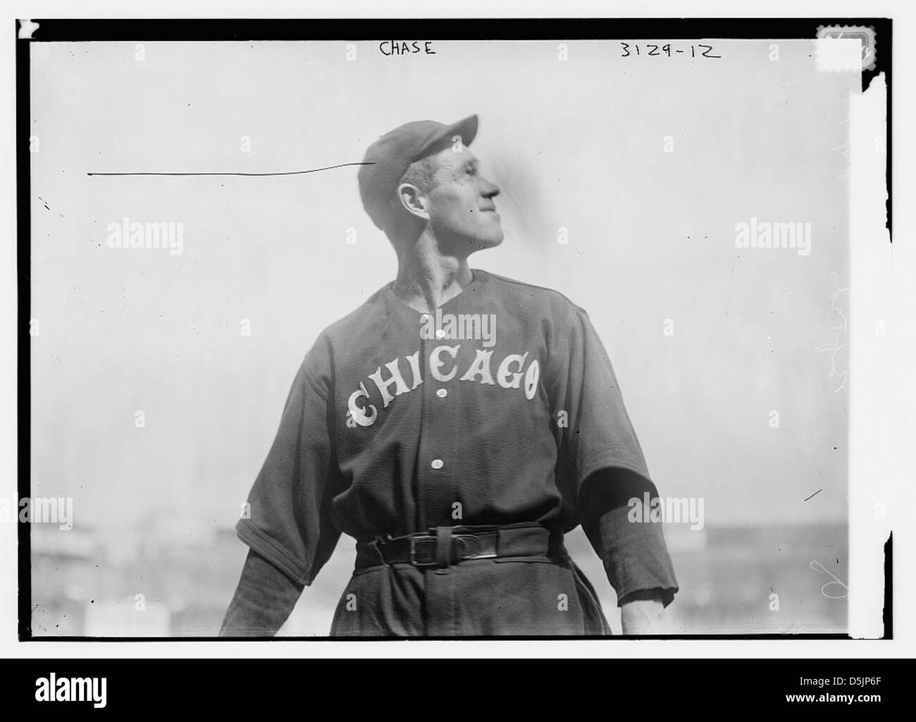 A historical photograph of Hal Chase, a baseball player for the Chicago ...